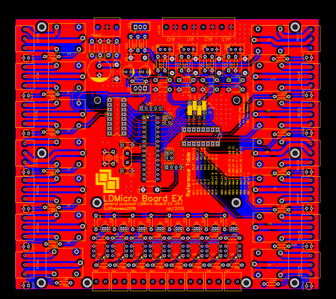 LDMicro PCB EX - OSHWLab