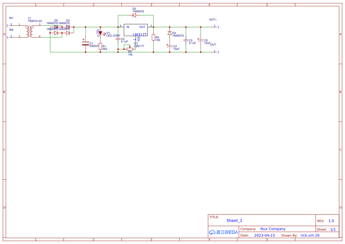 fonte regulavel - EasyEDA open source hardware lab
