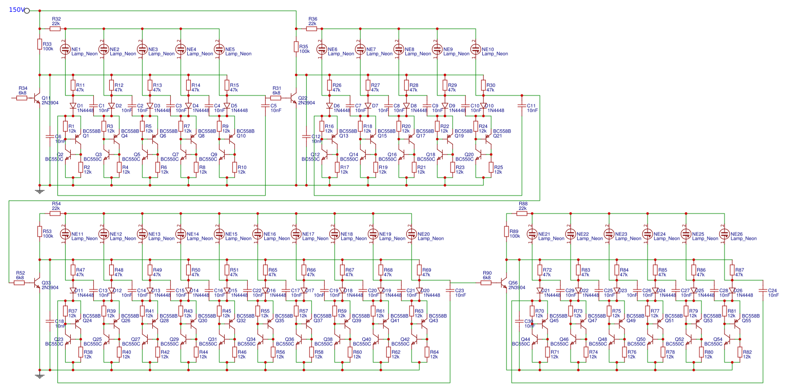 nixie clock wip 50Hz version - Platform for creating and sharing projects - OSHWLab