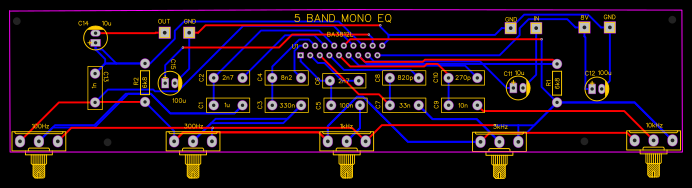 LA3607, 7-BAND MONO EQUALIZER - OSHWLab