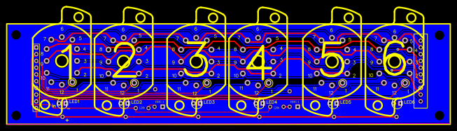 nixie_clock_pcb_in14 - OSHWLab
