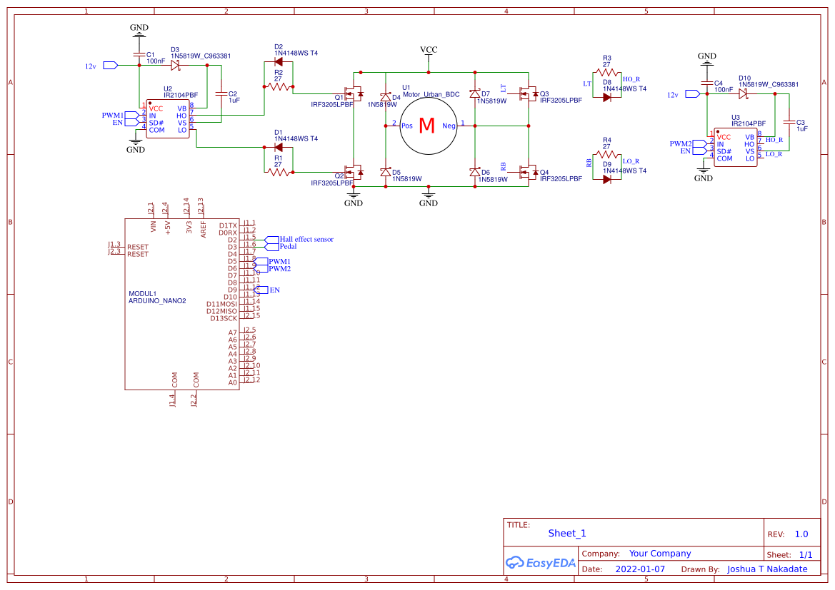 Urban Motor Controller - OSHWLab