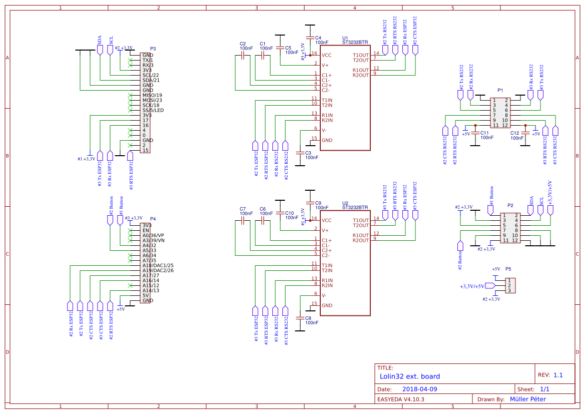 Lolin32 ext. board - EasyEDA open source hardware lab