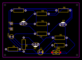 Turning on, off with one button. on transistors. - EasyEDA open source ...