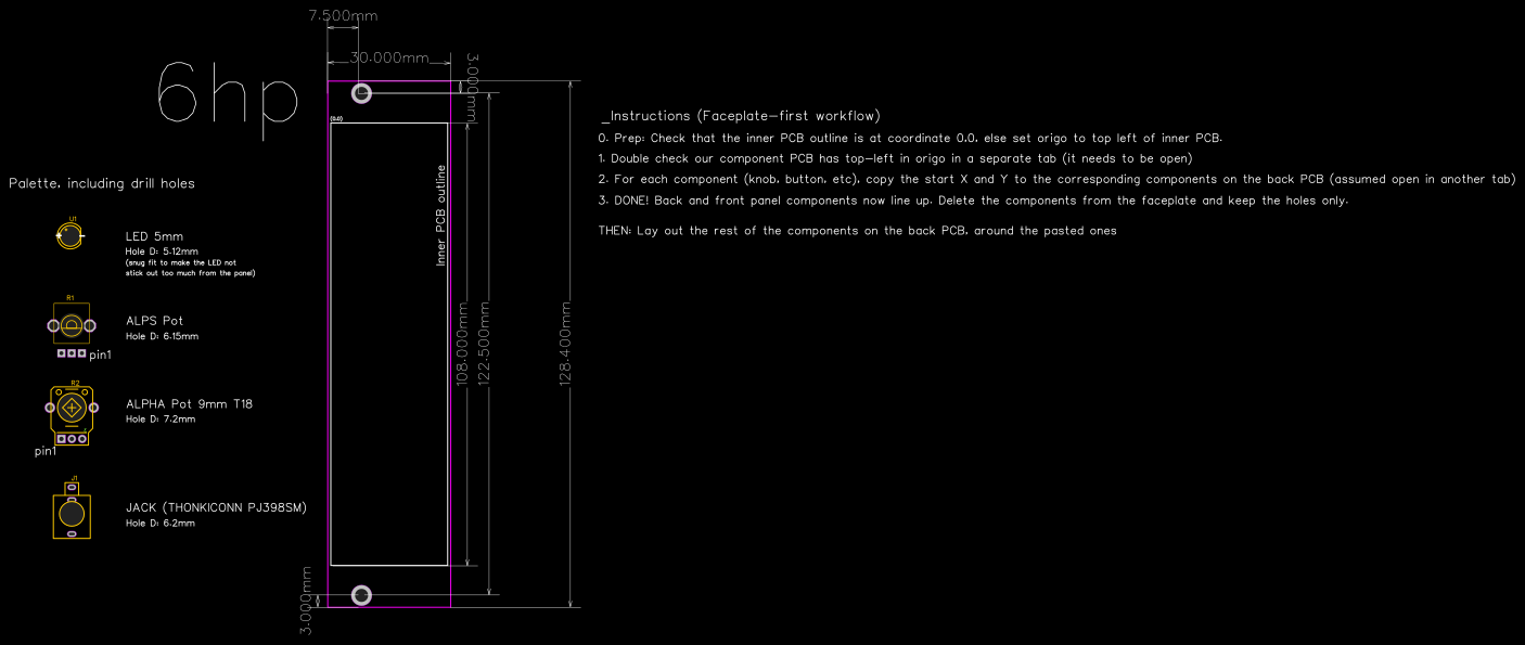 eurorack-faceplate-templates - OSHWLab