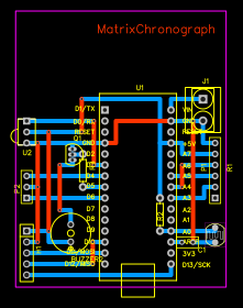 Matrix Chronograph - EasyEDA open source hardware lab