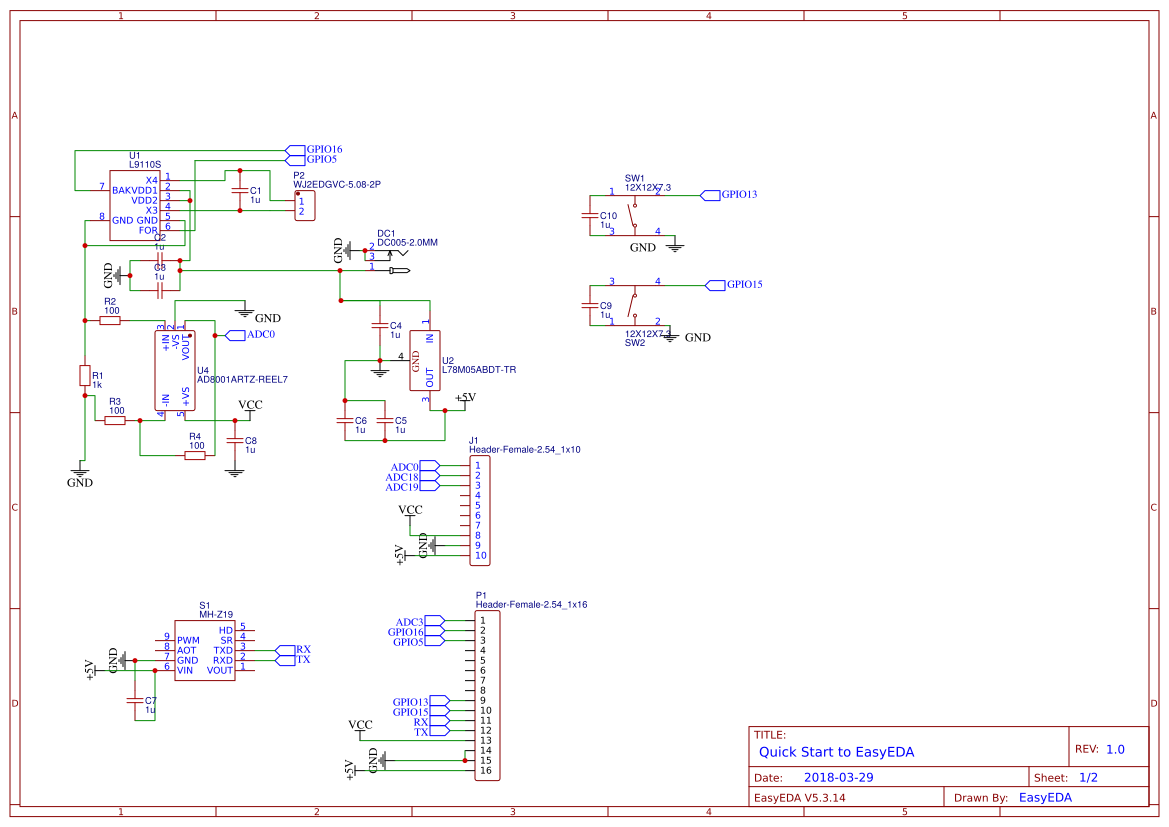 current measure - EasyEDA open source hardware lab