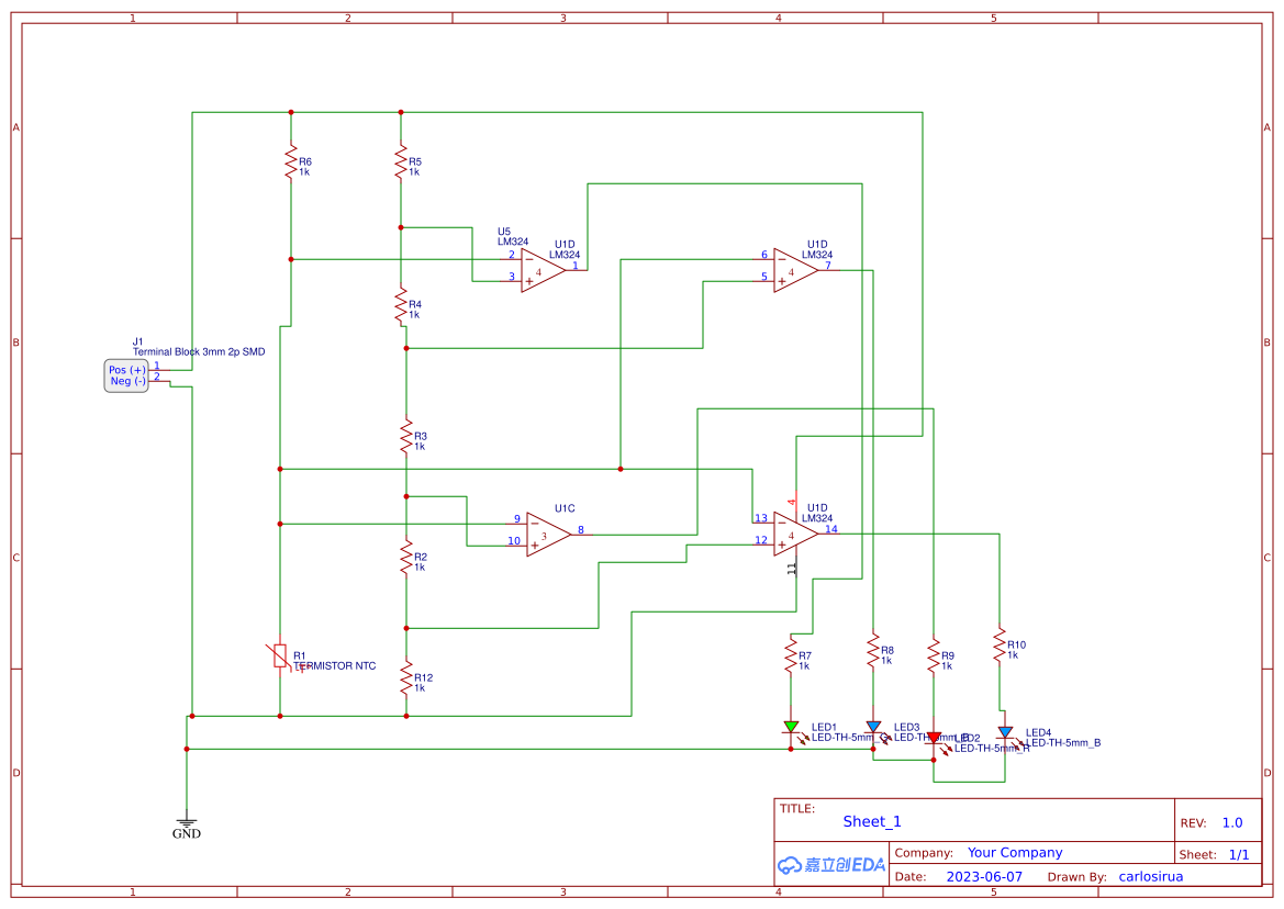 medidor de temperatura - EasyEDA open source hardware lab