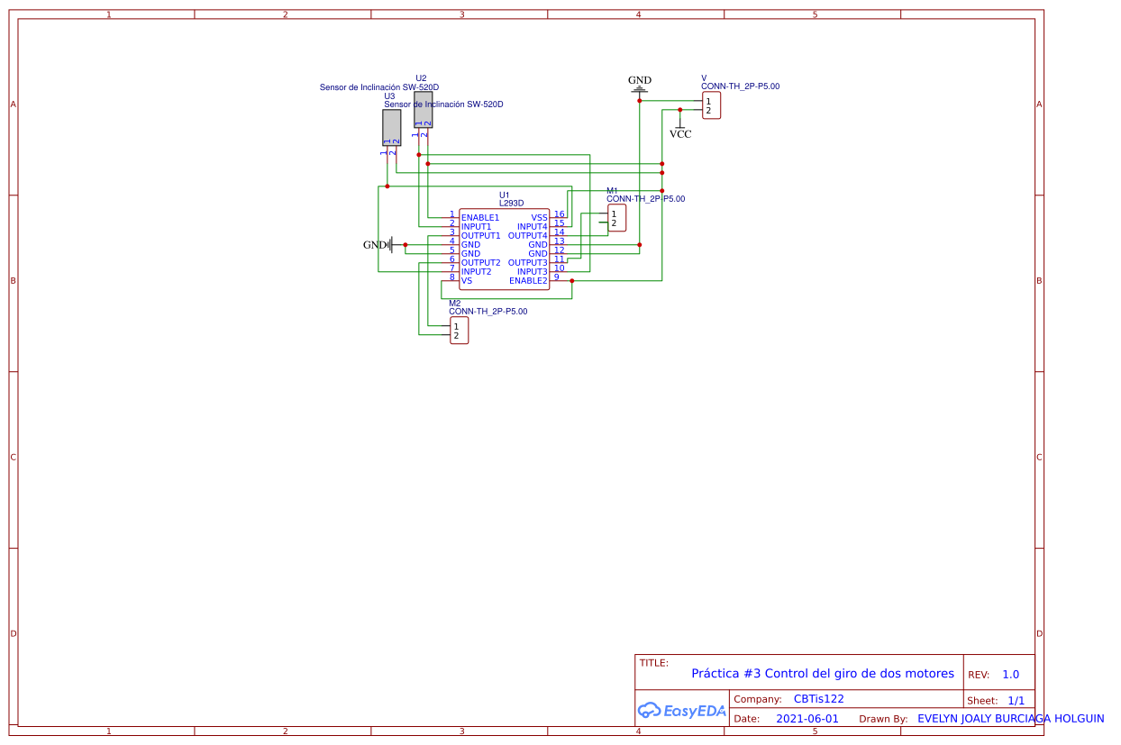 Practica#3 Control del giro - Platform for creating and sharing projects - OSHWLab