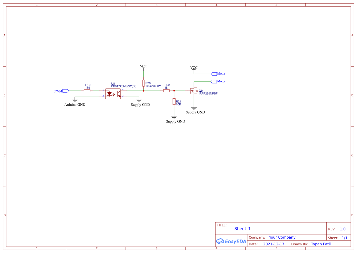Custom Motor Driver V2 - EasyEDA open source hardware lab