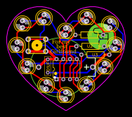 LED heart - OSHWLab