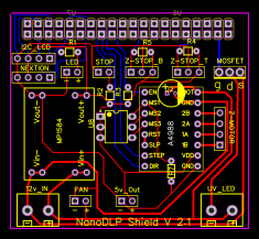 NanoDLP Shield v2 copy - OSHWLab