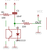 SparkFun Line Sensor Breakout - QRE1113 (Digital) - EasyEDA open source ...
