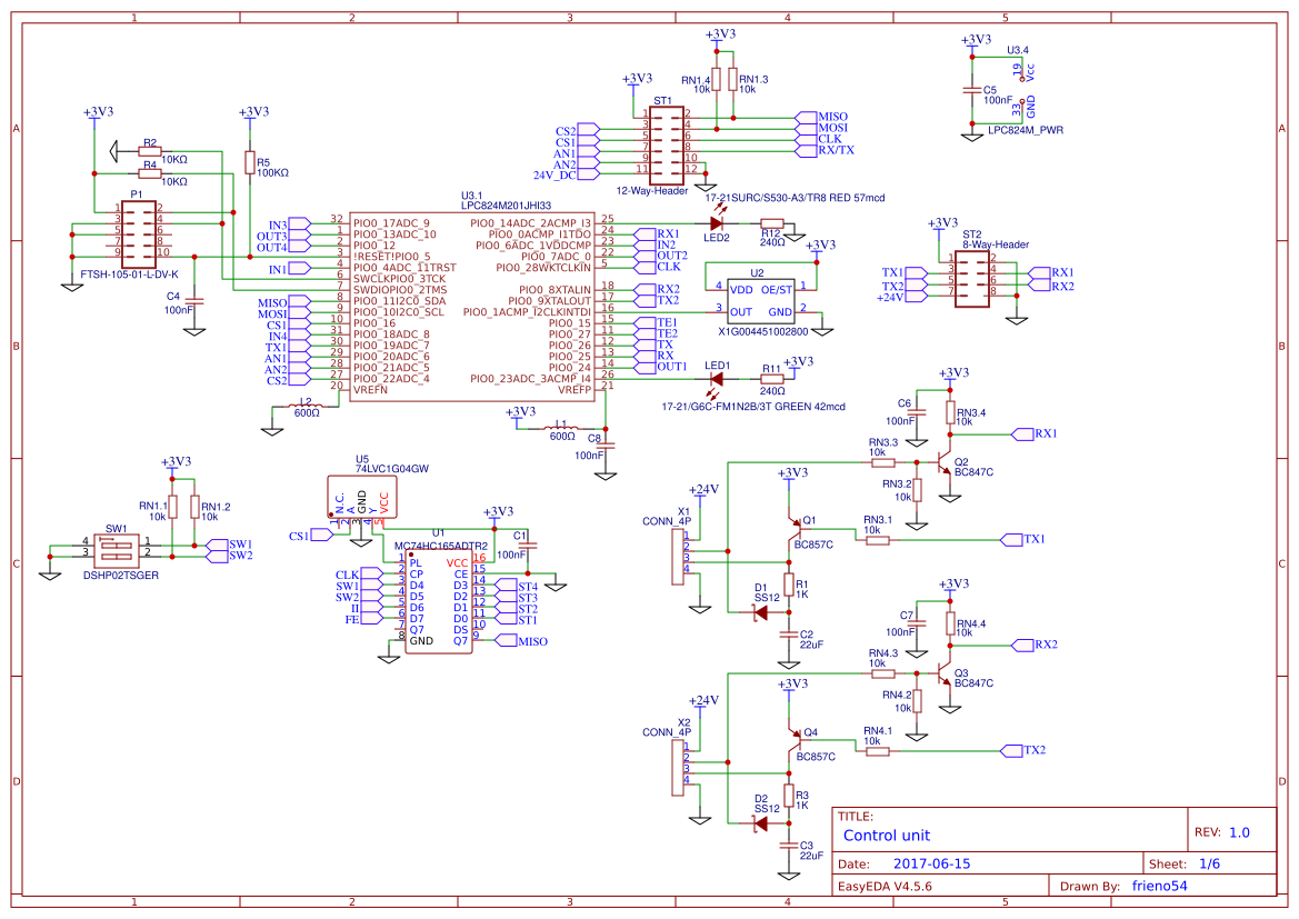 LPC824_MasterUnit - EasyEDA open source hardware lab