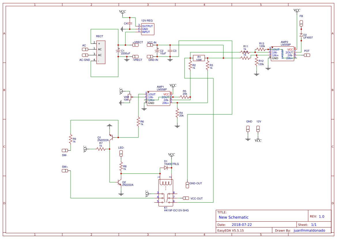 Buck converter upgrade (short circuit protection,current regulator) - EasyEDA open source ...