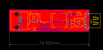 USB power injector - OSHWLab