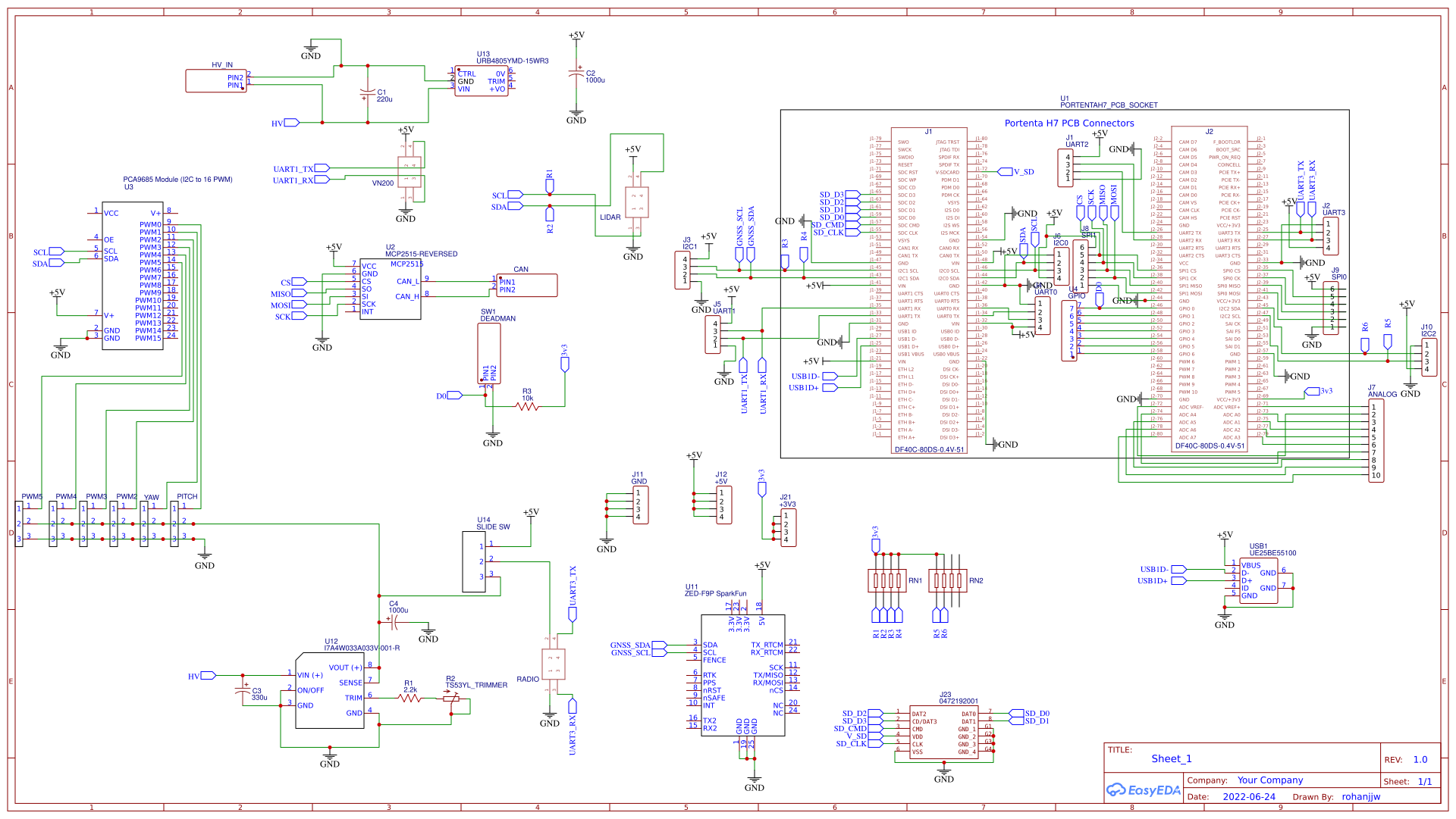 GC FlightController_1 - EasyEDA open source hardware lab