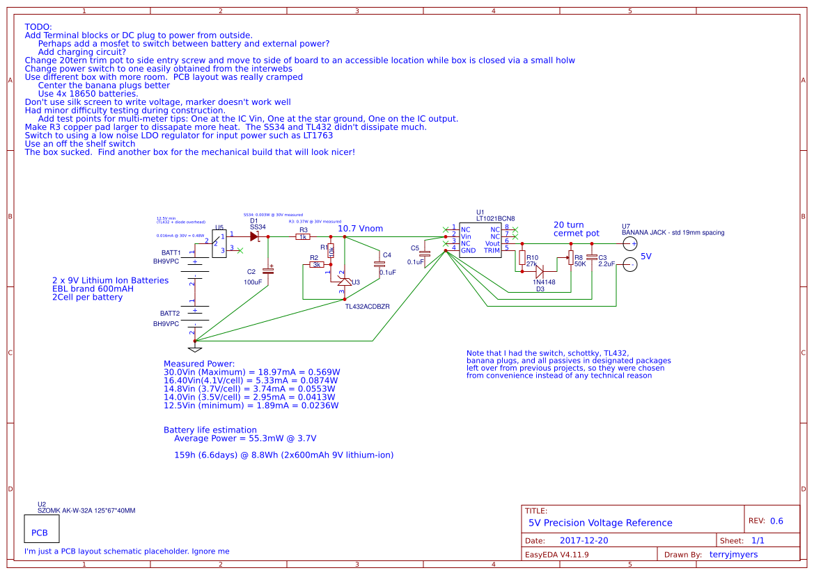Precision Voltage Reference v0.6 - OSHWLab