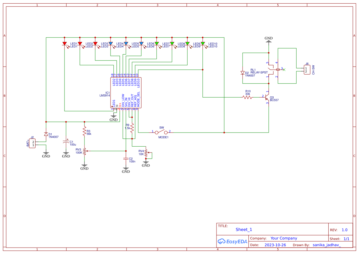 Auto Battery Charger - EasyEDA open source hardware lab