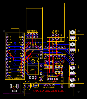 Universial Robot MotherBoard - EasyEDA open source hardware lab