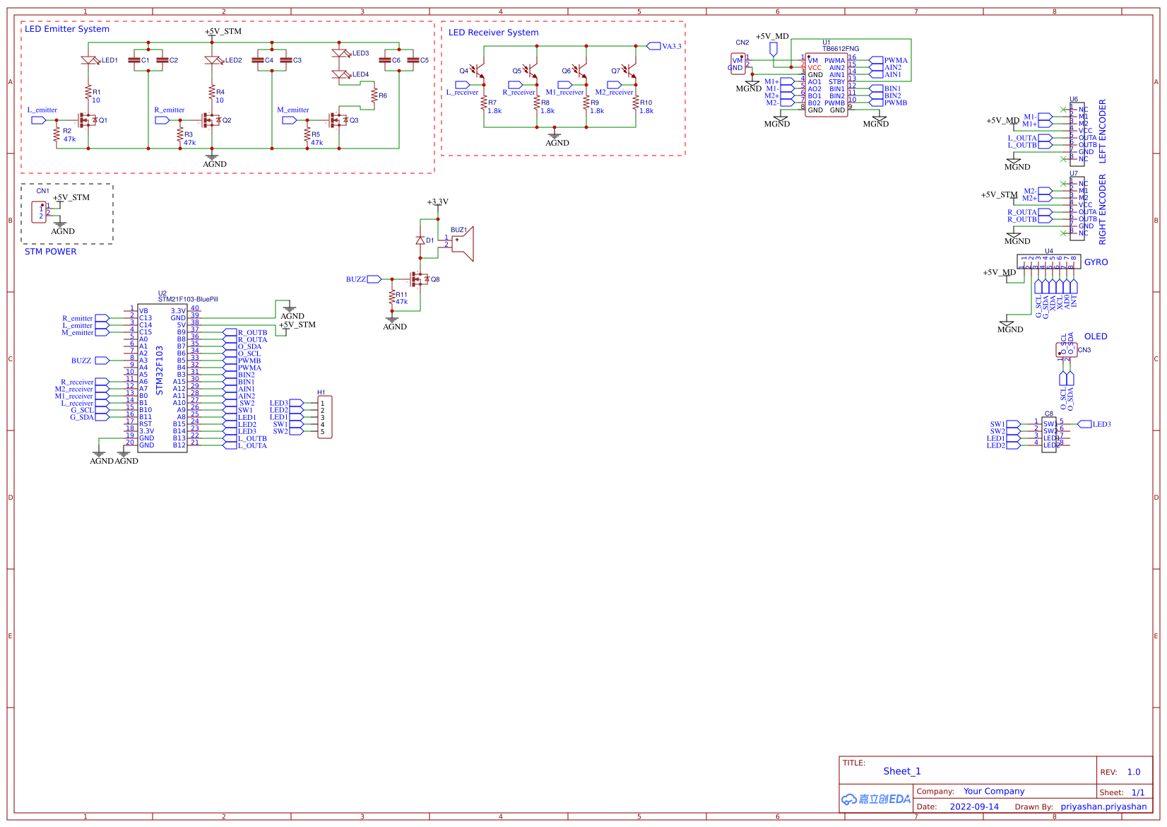 Micromouse v1 - OSHWLab