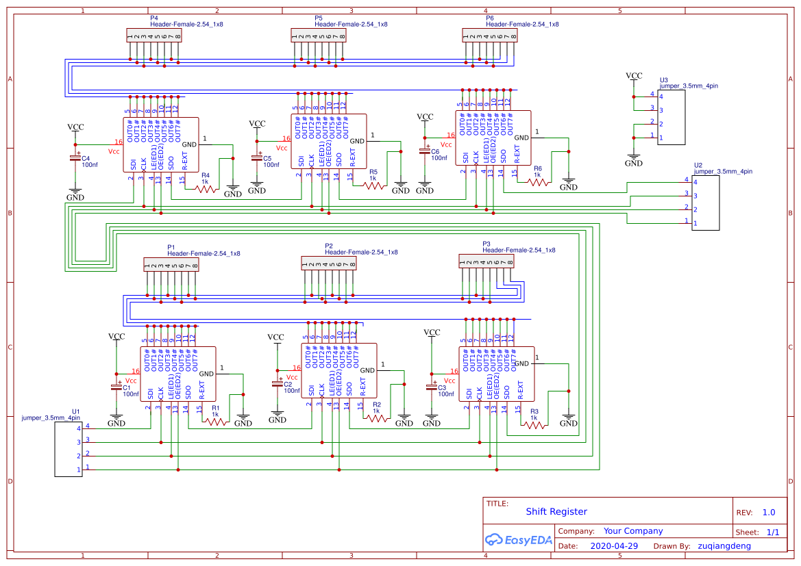 Shift Register Platform For Creating And Sharing Projects Oshwlab