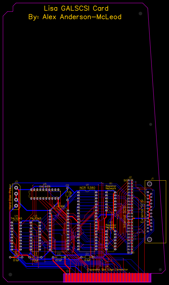 Lisa GALSCSI Card - OSHWLab