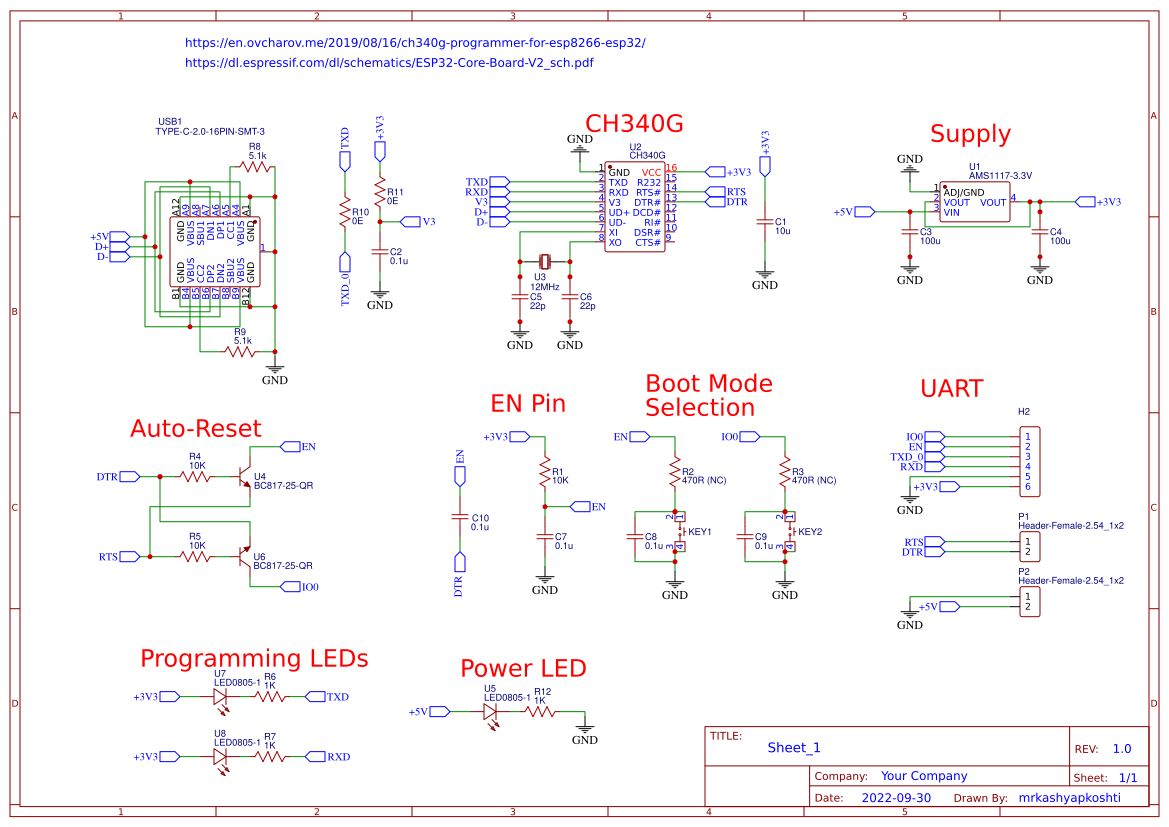 CH340G_UART_Module_Type-C - OSHWLab