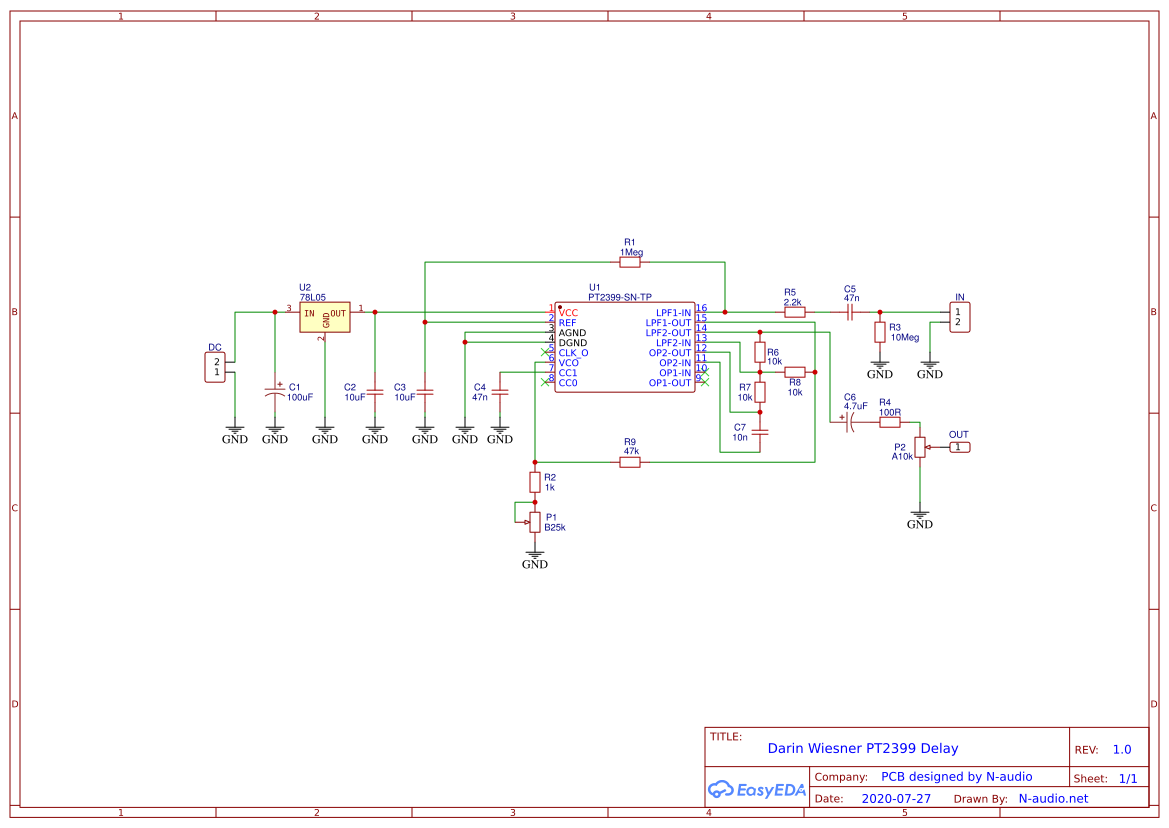 DIY Mini PT2399 - OSHWLab