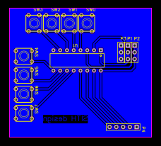 8 button input expander I2C - OSHWLab