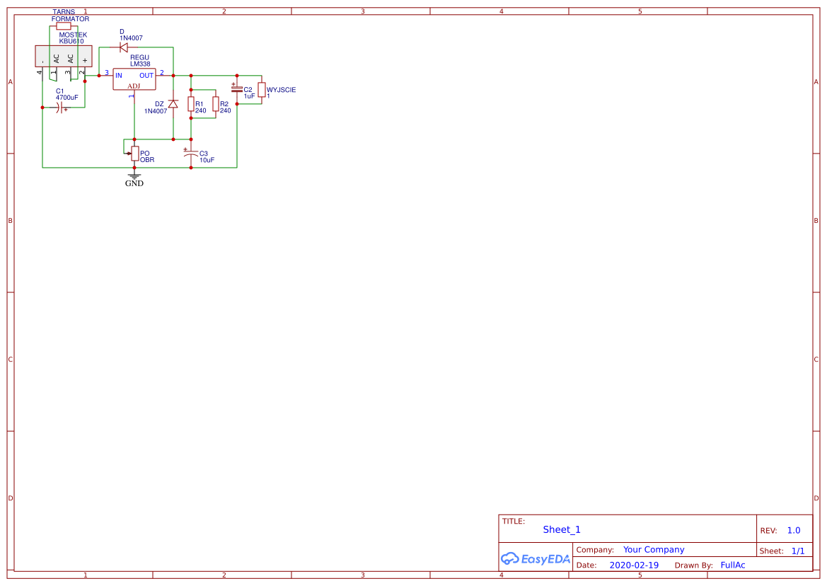 regulator napiecia - Platform for creating and sharing projects - OSHWLab