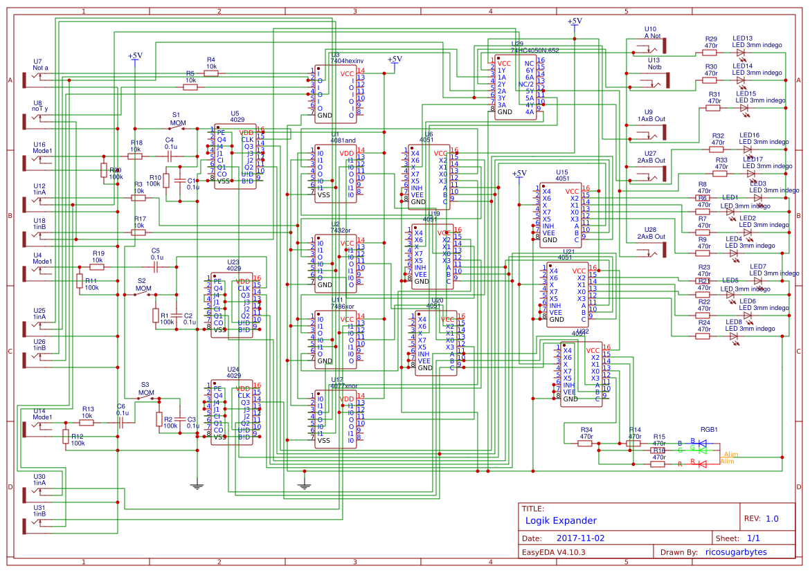 Logik Expander - EasyEDA open source hardware lab