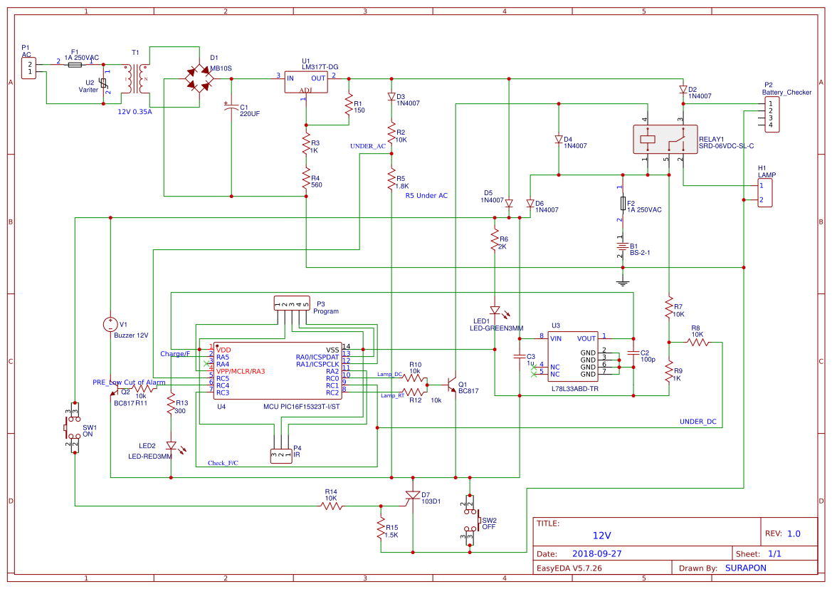 LED_PANAL_EMER_Controller - Platform for creating and sharing projects - OSHWLab