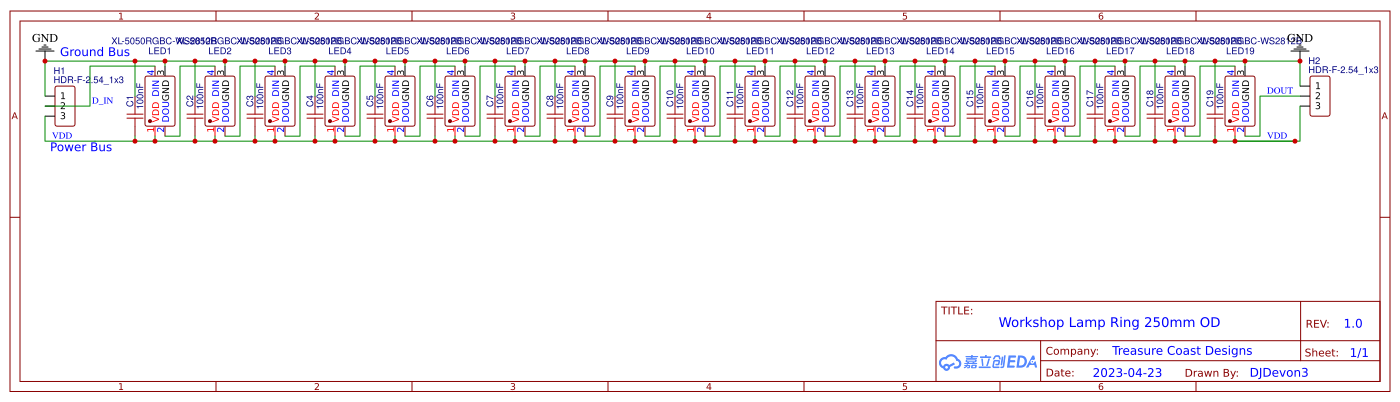 Workshop Ring Lamp (Lazy Susan) - EasyEDA open source hardware lab