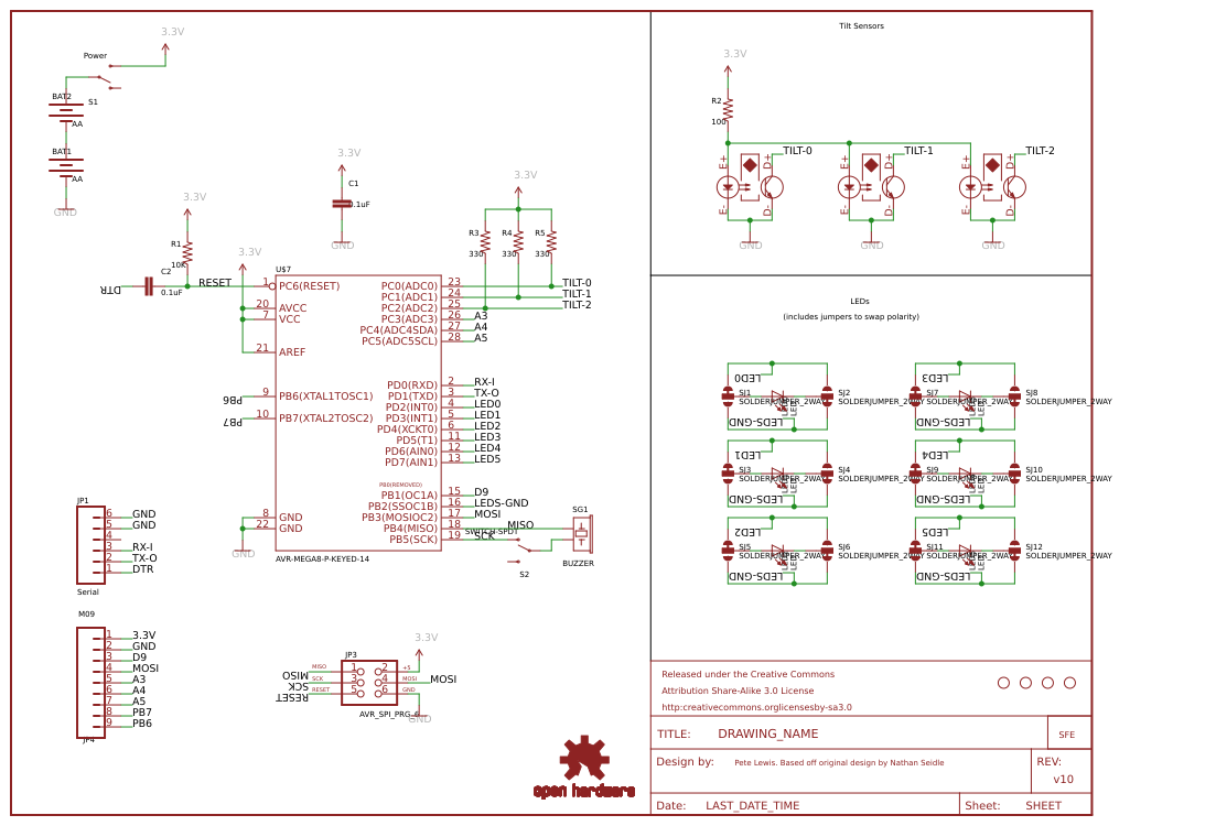 Simon Tilts - Through Hole Soldering Kit (Open hardware) - OSHWLab