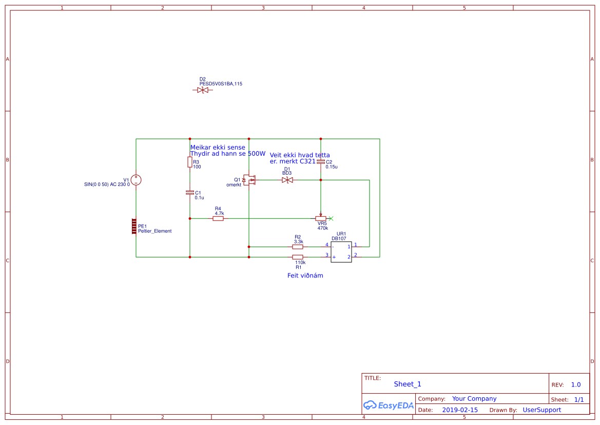voltage regulator - EasyEDA open source hardware lab