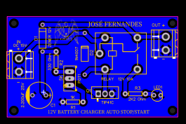 Battery carger auto stop/start - OSHWLab
