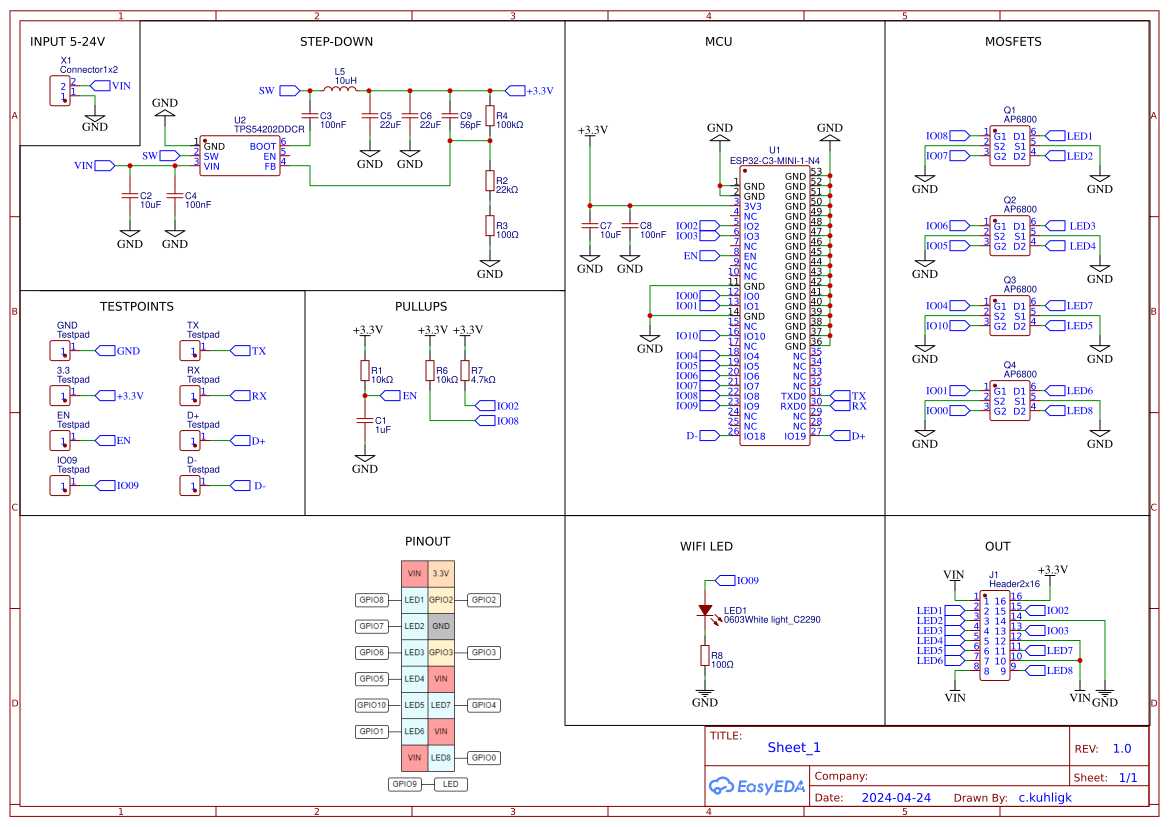 ESP32C3-RGB-M - OSHWLab