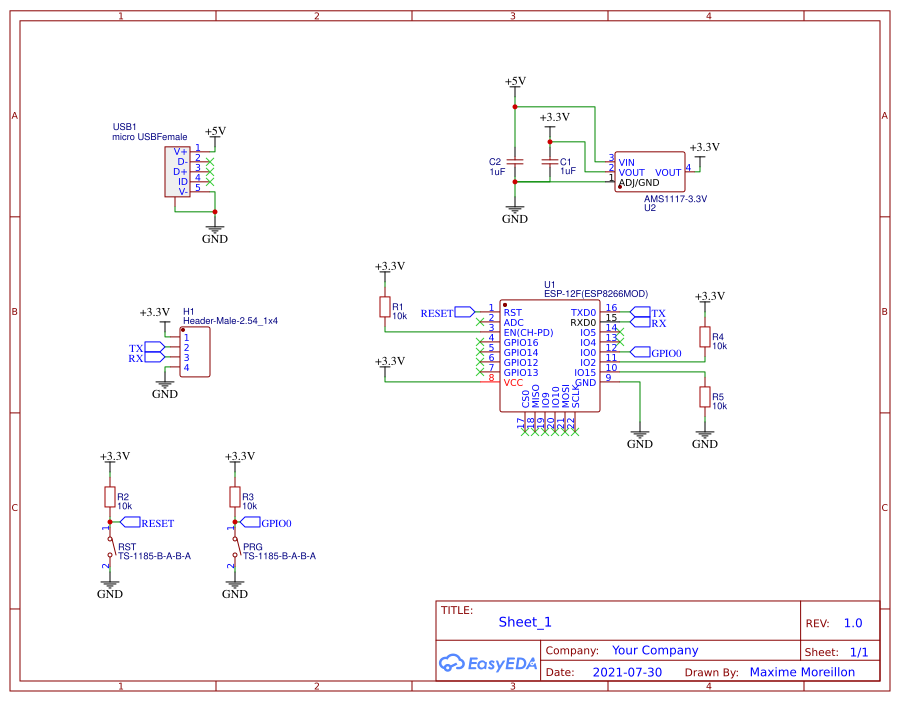 esp12f_base - OSHWLab