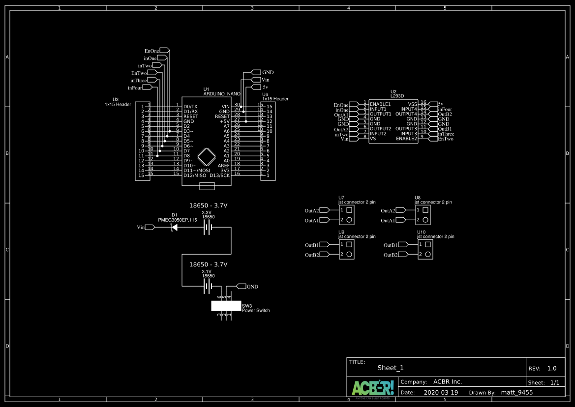ACBR Rover - EasyEDA open source hardware lab