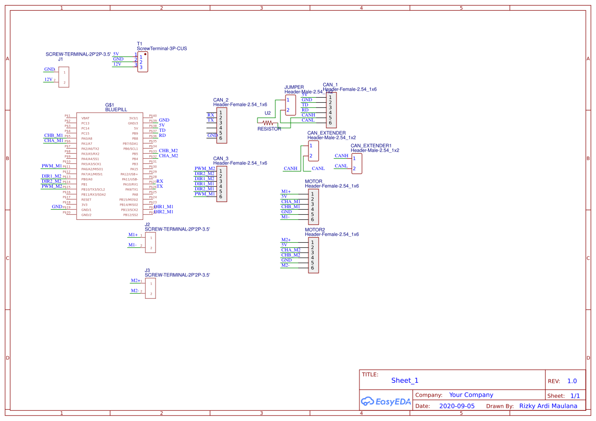 SRMF103C8T6_CAN_Slave - EasyEDA open source hardware lab
