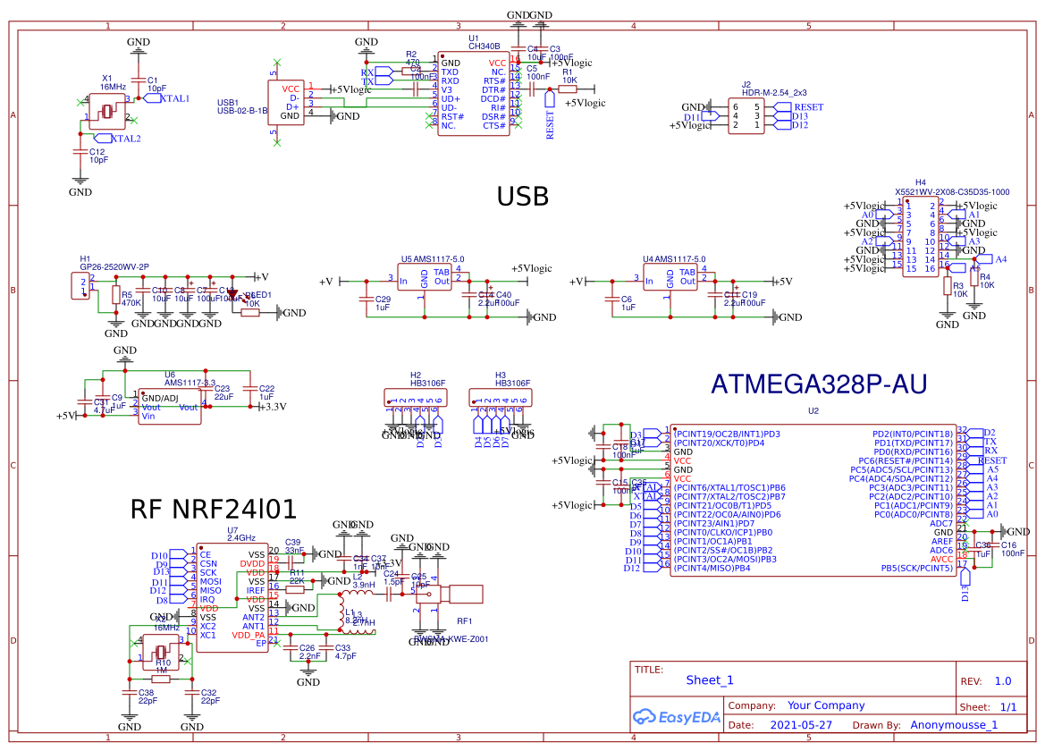 D-1 remote controller - OSHWLab