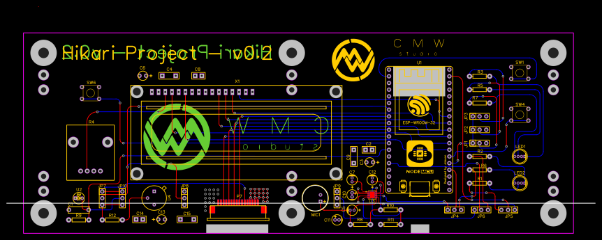 Hikari - Front Panel - EasyEDA open source hardware lab