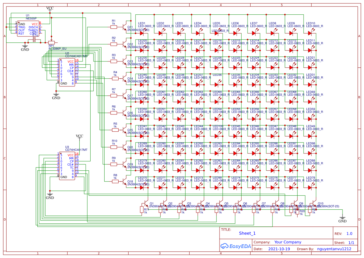 Lab02_Control100Led - EasyEDA open source hardware lab