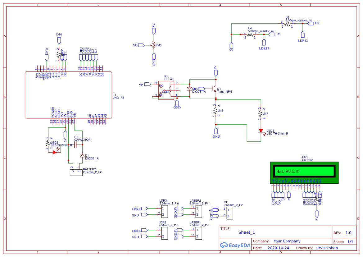 Group Task 1 People counter - EasyEDA open source hardware lab