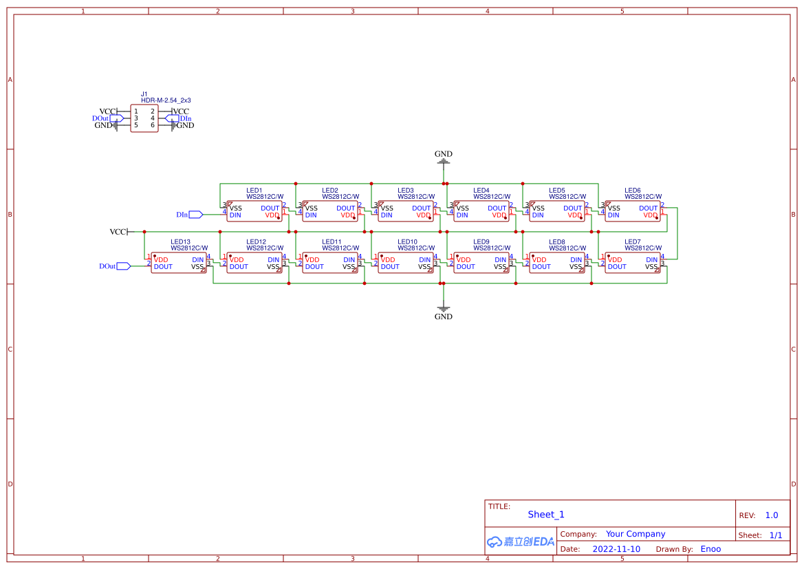 Christmas Lights - Addressable - OSHWLab