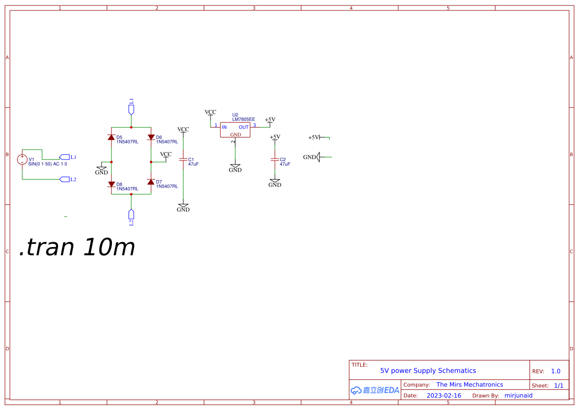 5V power supply SMD - OSHWLab