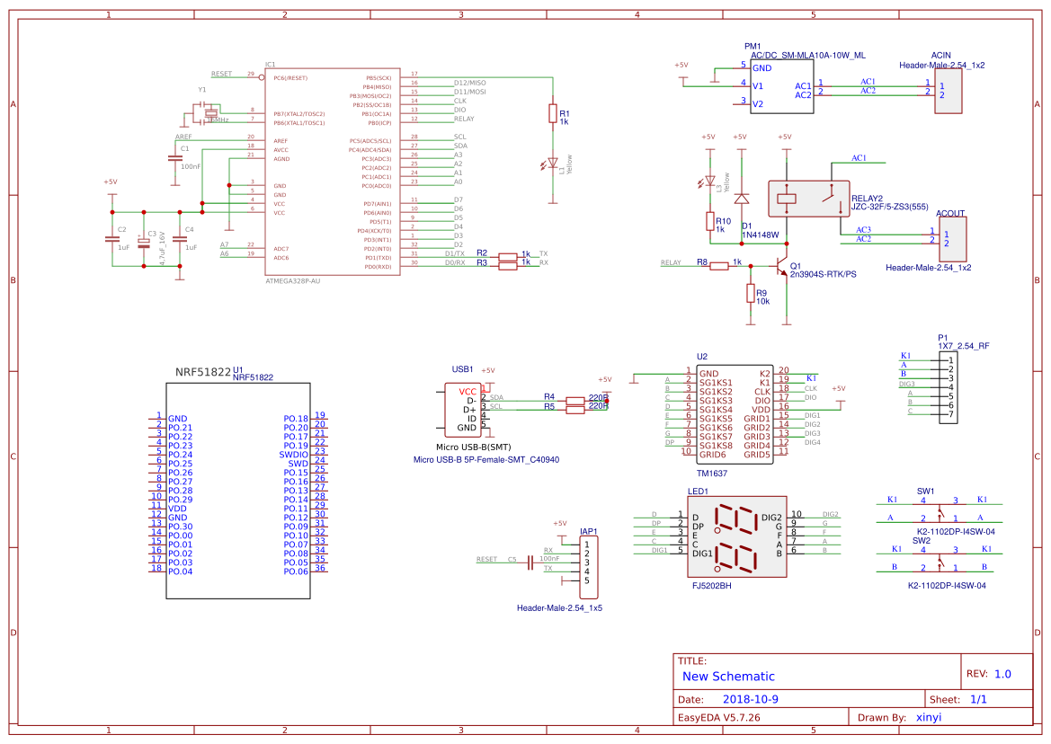 ATMEG - EasyEDA open source hardware lab