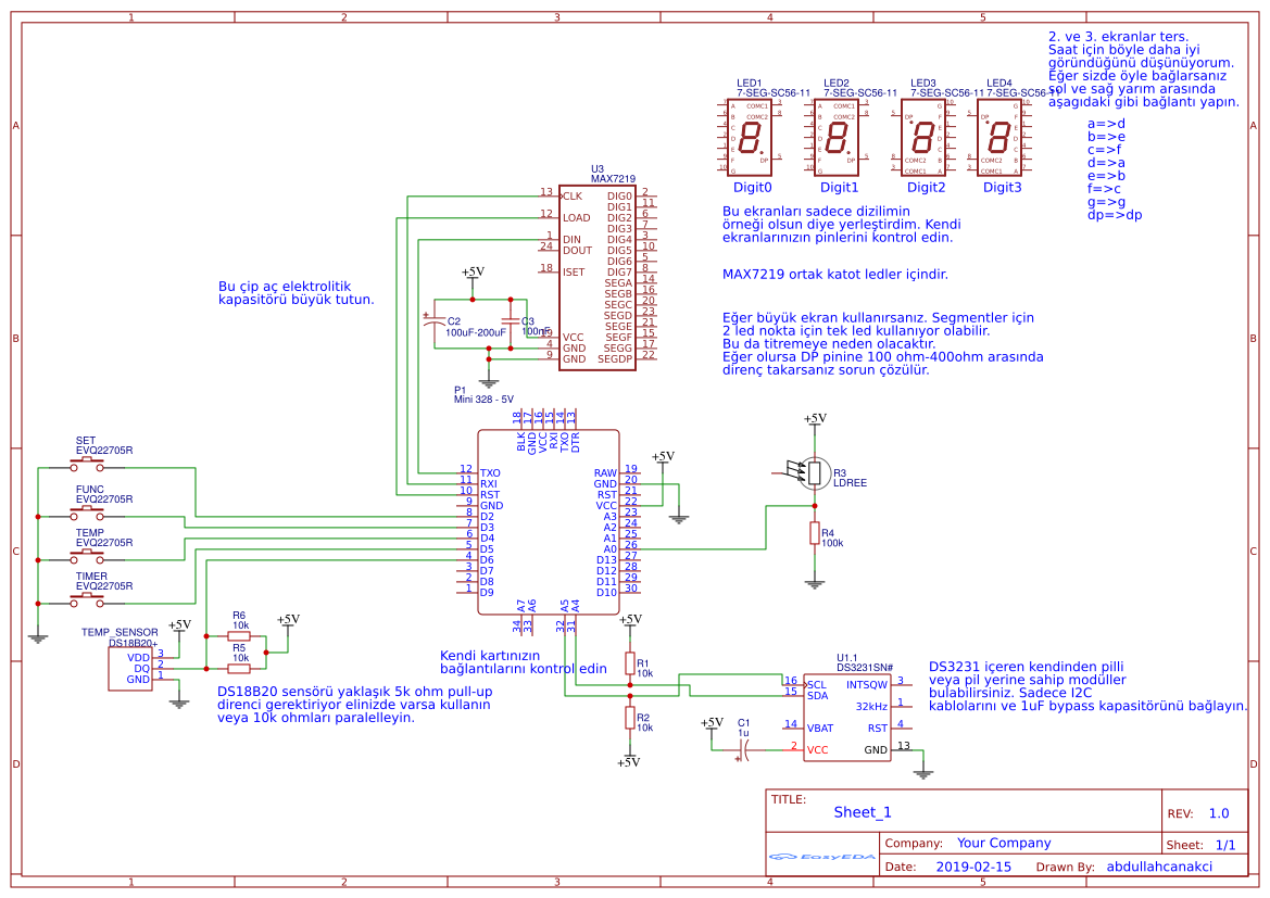 clock - Platform for creating and sharing projects - OSHWLab