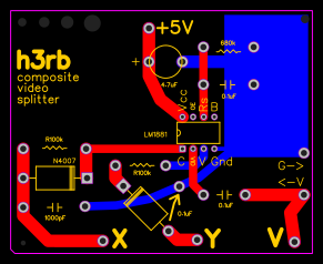 LM1881 Video Splitter - OSHWLab